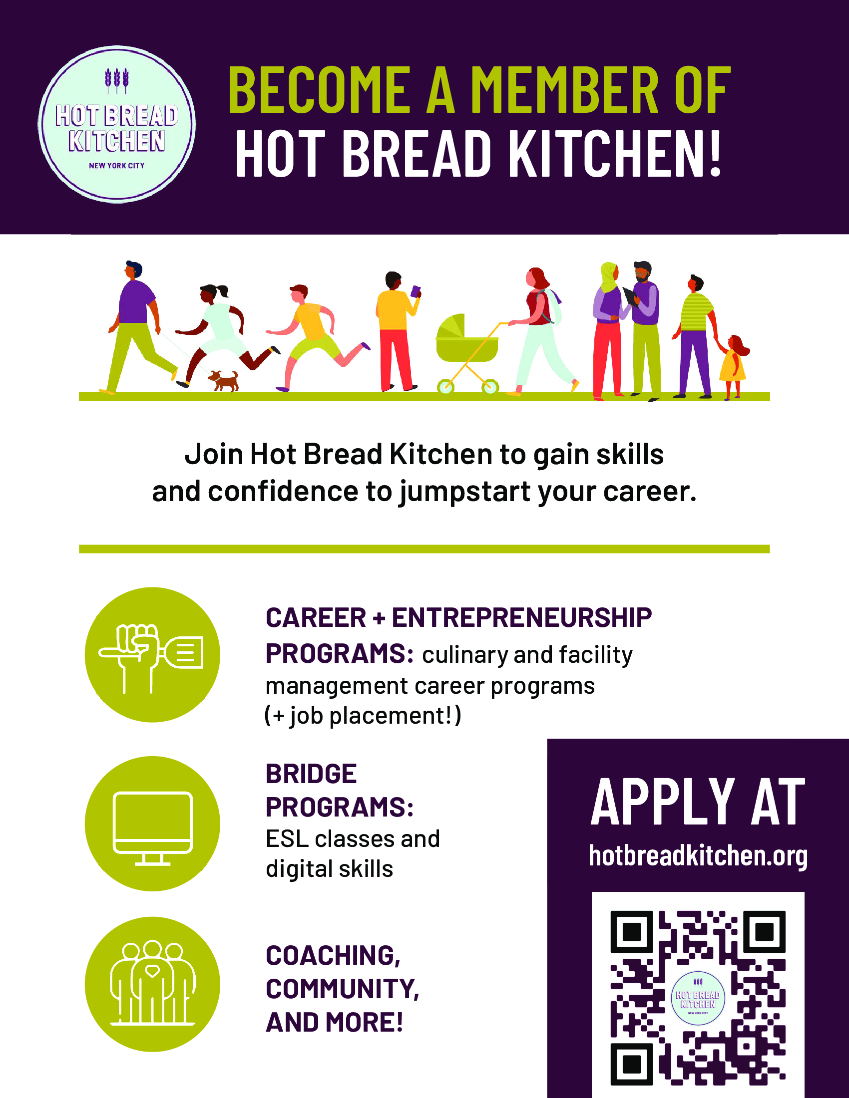 Hot Bread Kitchen’s Career and Bridge Programs – US Adult Literacy