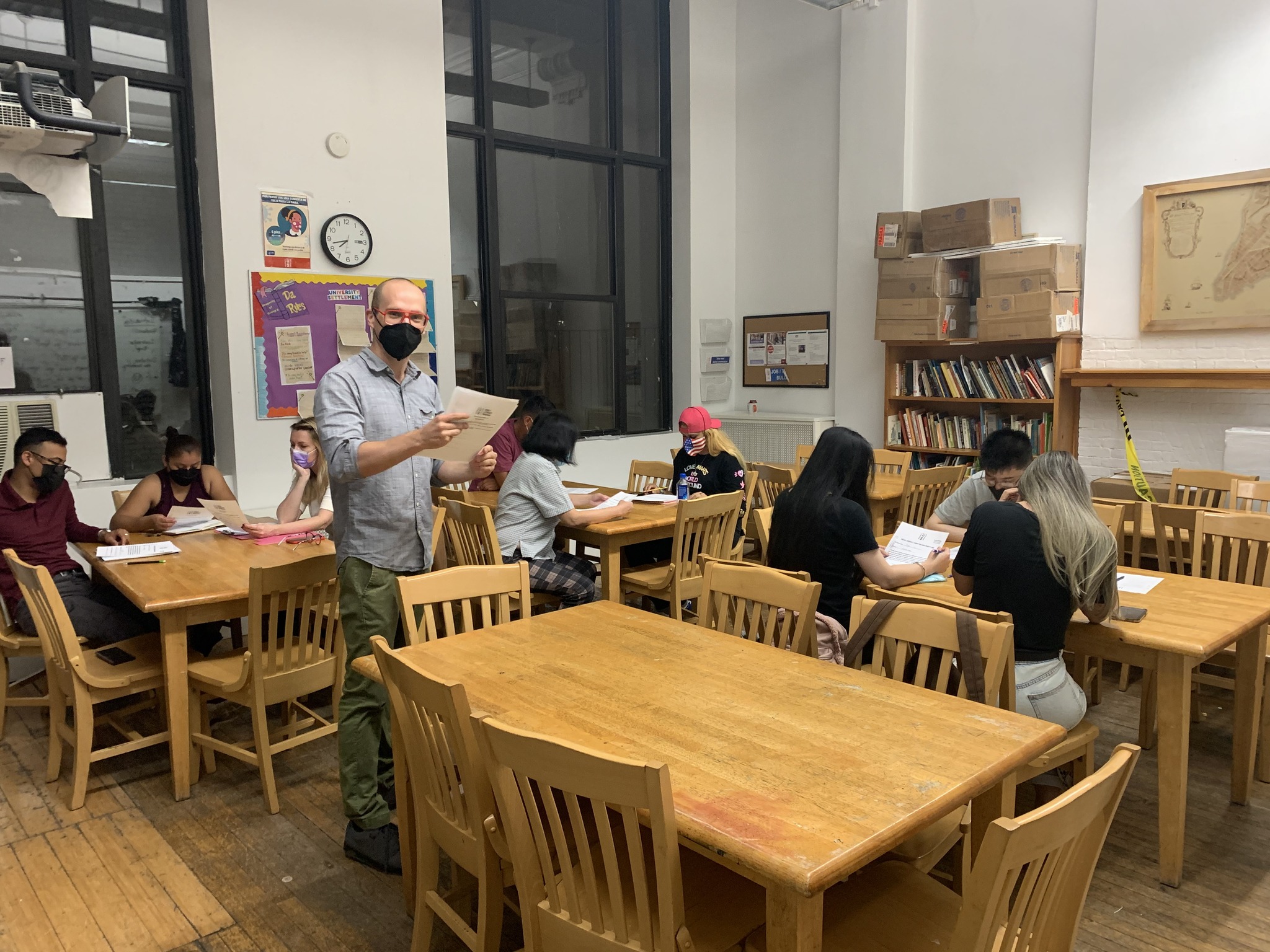 The First Days of Daytime and Evening Classes – US Adult Literacy